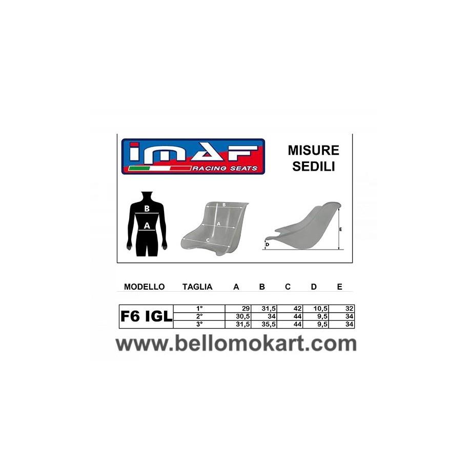 sedile Imaf F6 IGL traspar. D3